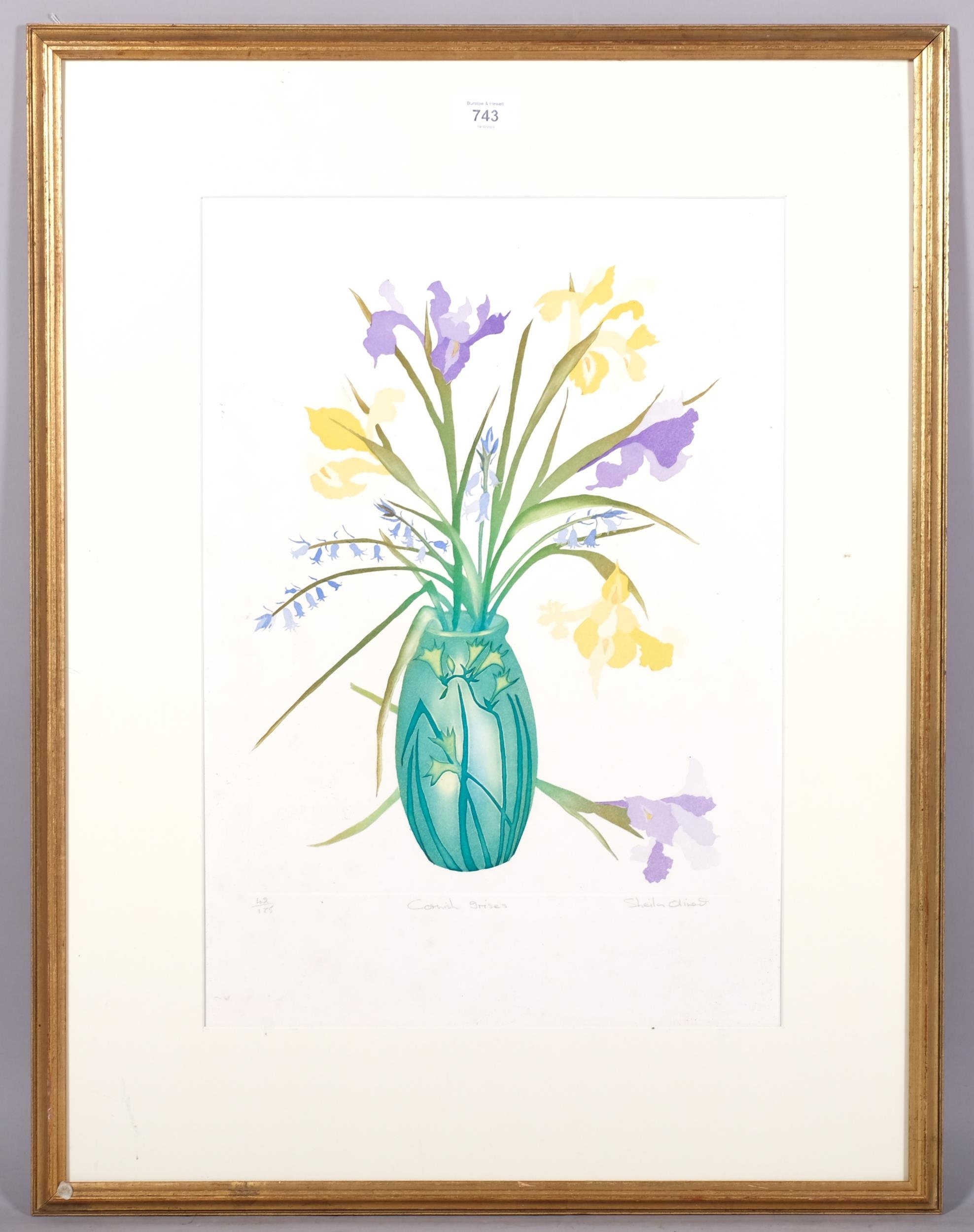 Sheila Oliner | Cornish Irises | MutualArt
