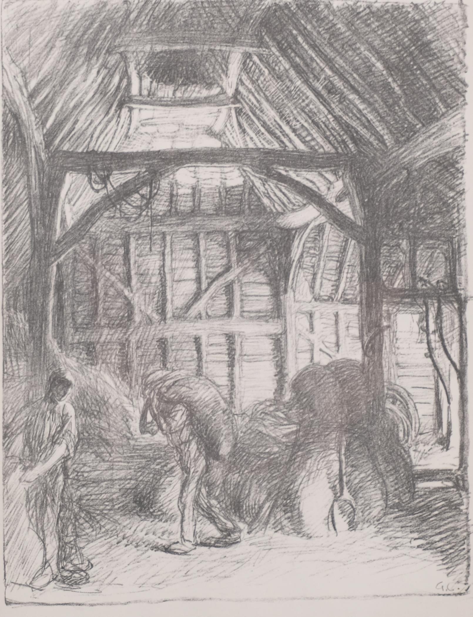 George Clausen | A moment's rest (1882) | MutualArt