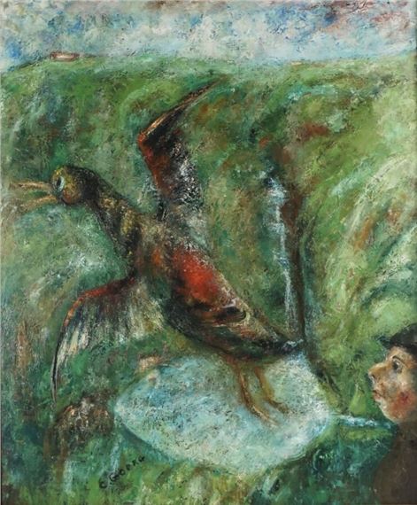 Edouard Joseph Goerg | Le canard sauvage (1961) | MutualArt