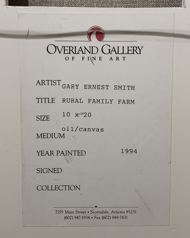 Gary Ernest Smith | Rural Family Farm | MutualArt