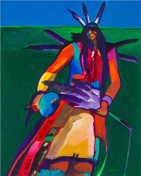 John Nieto | Hopi Butterfly Dancer | MutualArt