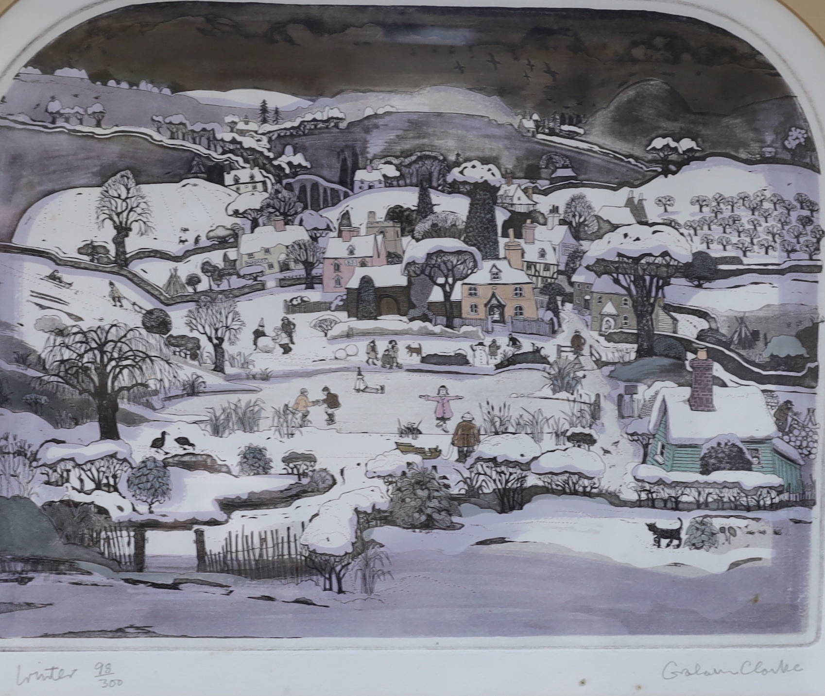 Graham Clarke | set of four colour etchings, 'The Four Seasons' | MutualArt