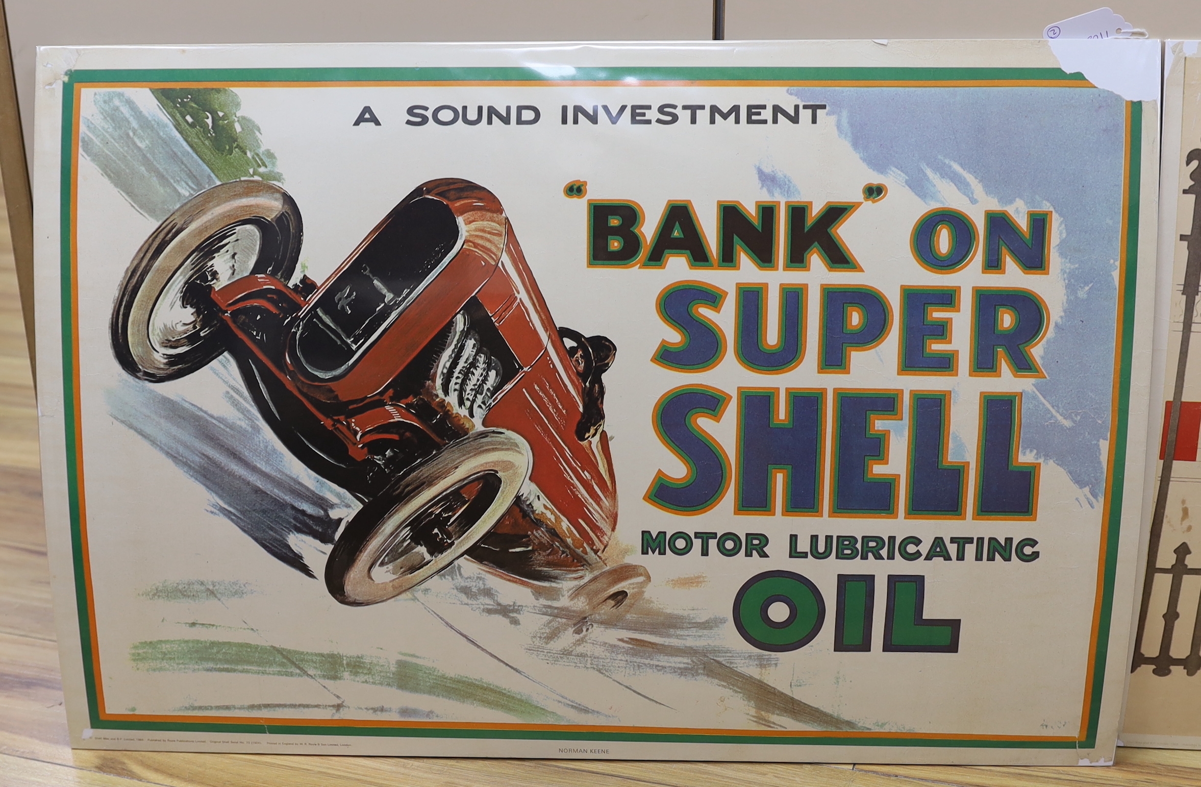 Ben Nicholson | Two 1960's Shell Oil advertising posters (1969) | MutualArt