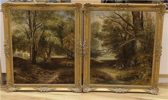 George Fielding | Woodland encampments | MutualArt