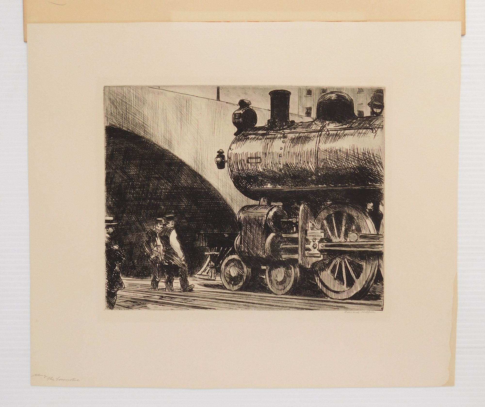 Edward Hopper | The Locomotive (Levin 100) (1923) | MutualArt
