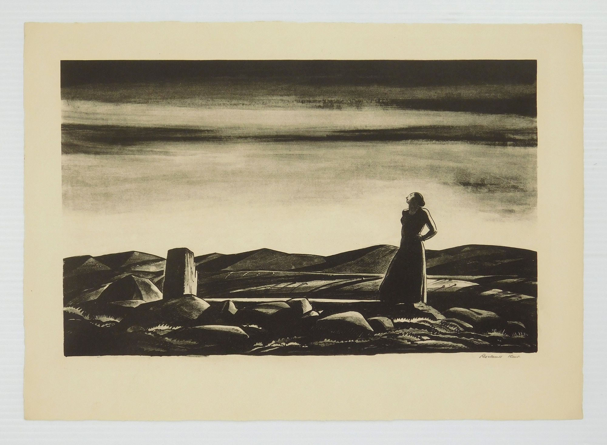 Rockwell Kent | Rockwell Kent lithograph (1928) | MutualArt