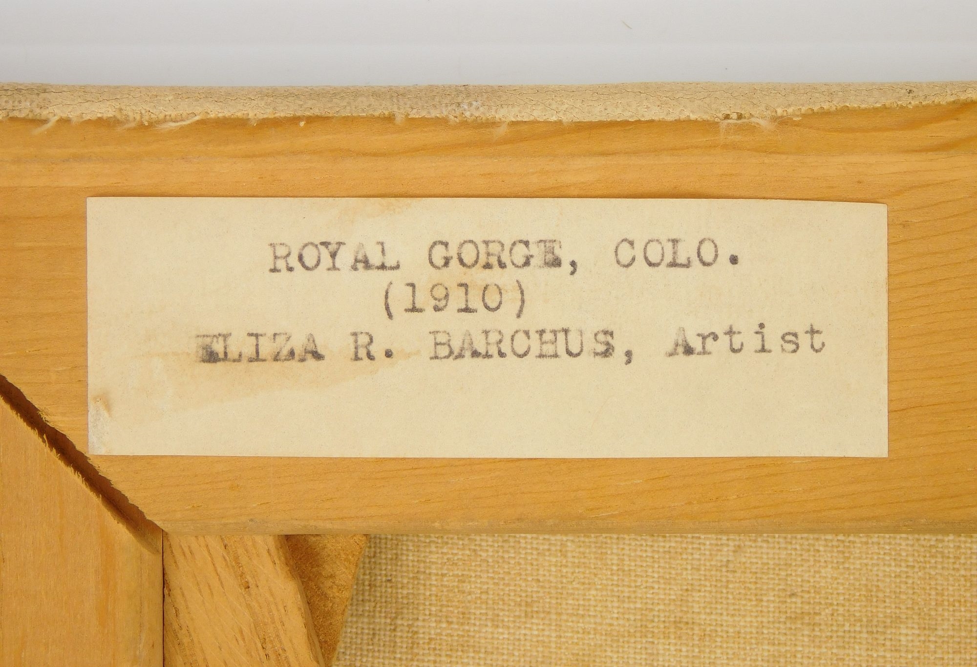 Eliza Rosanna Barchus | Royal Gorge, Colorado | MutualArt