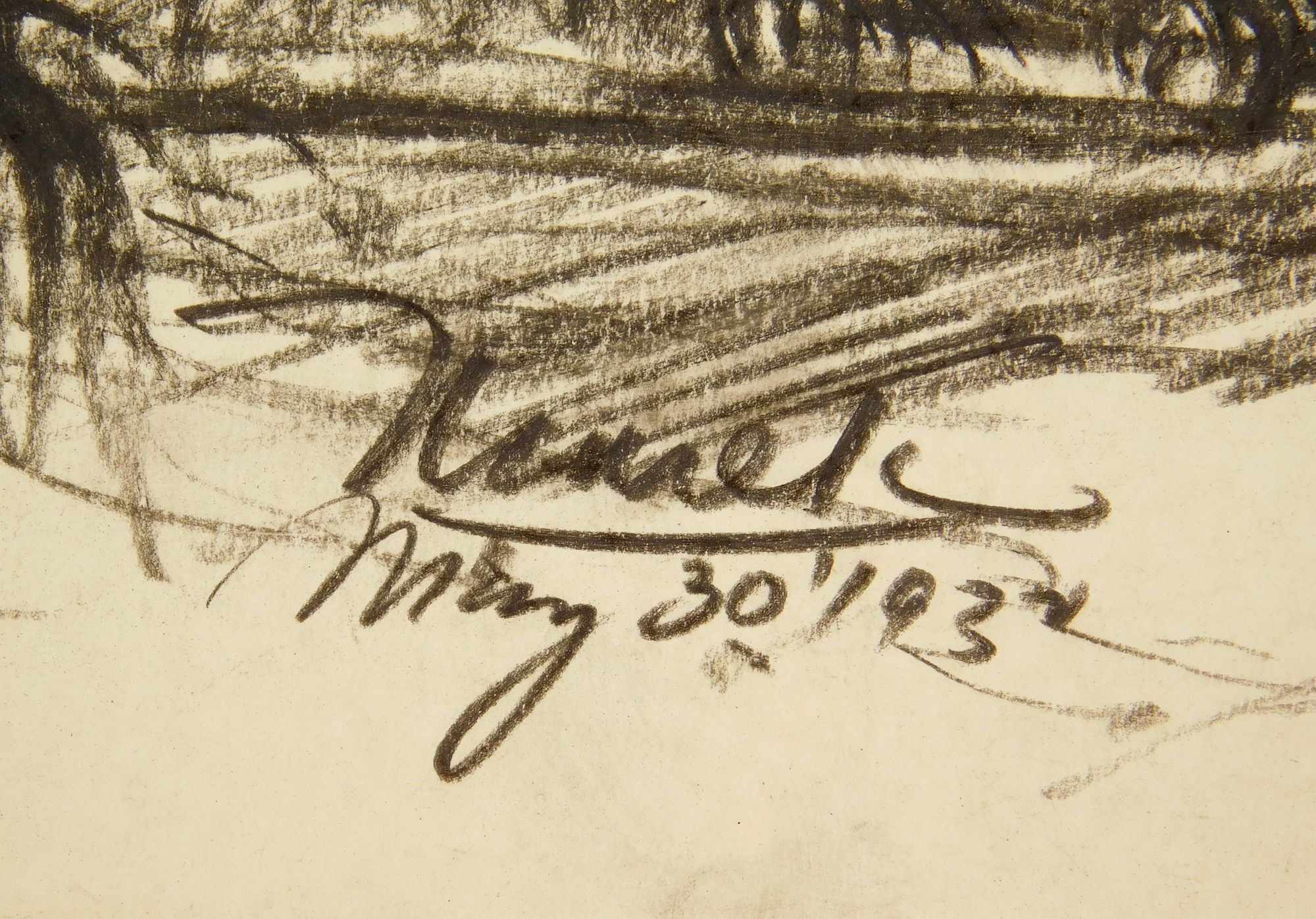 Mark Freeman | New York City Street Scene (1930) | MutualArt