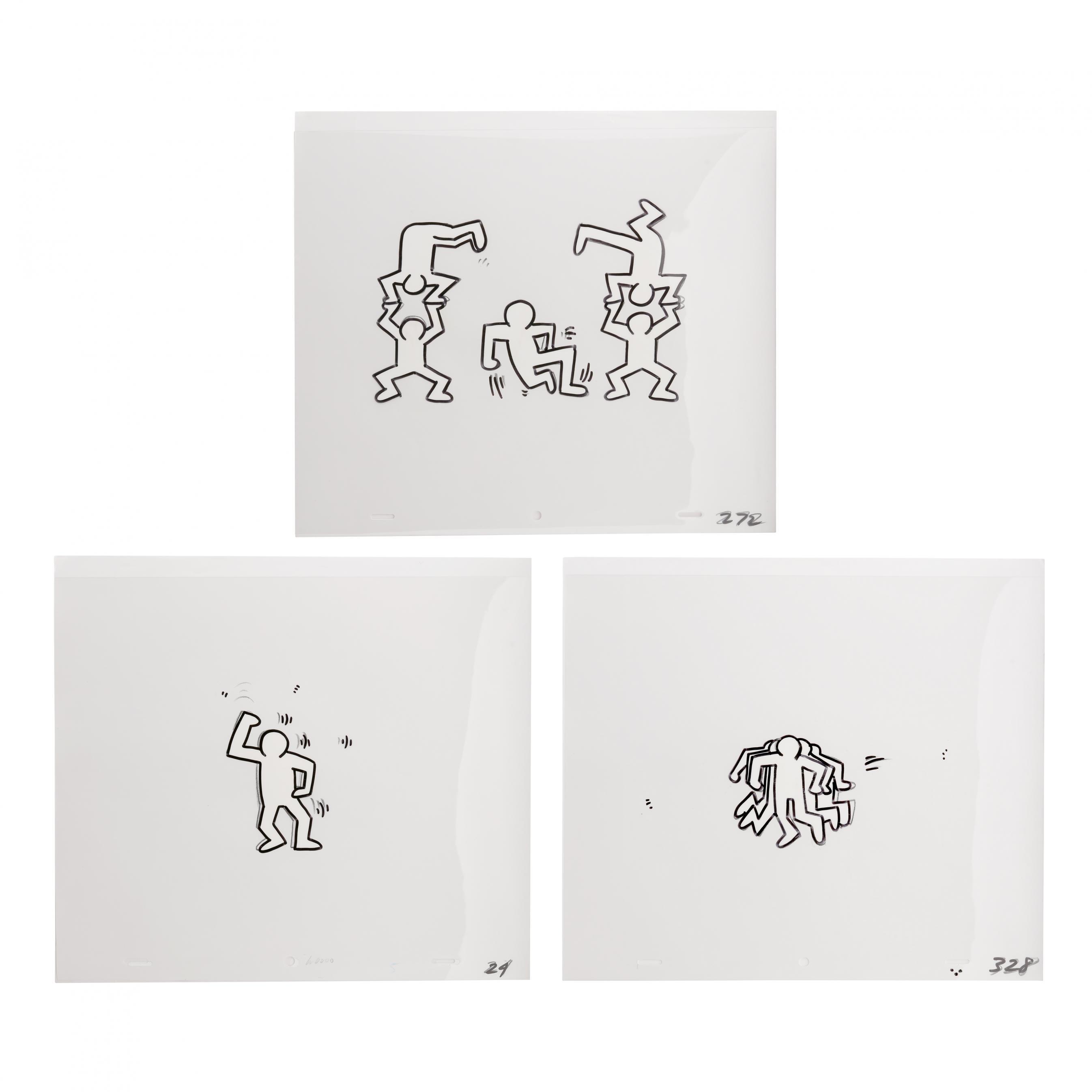 Keith Haring | Sesame Street Break-Dancers Animation Drawings (Three ...