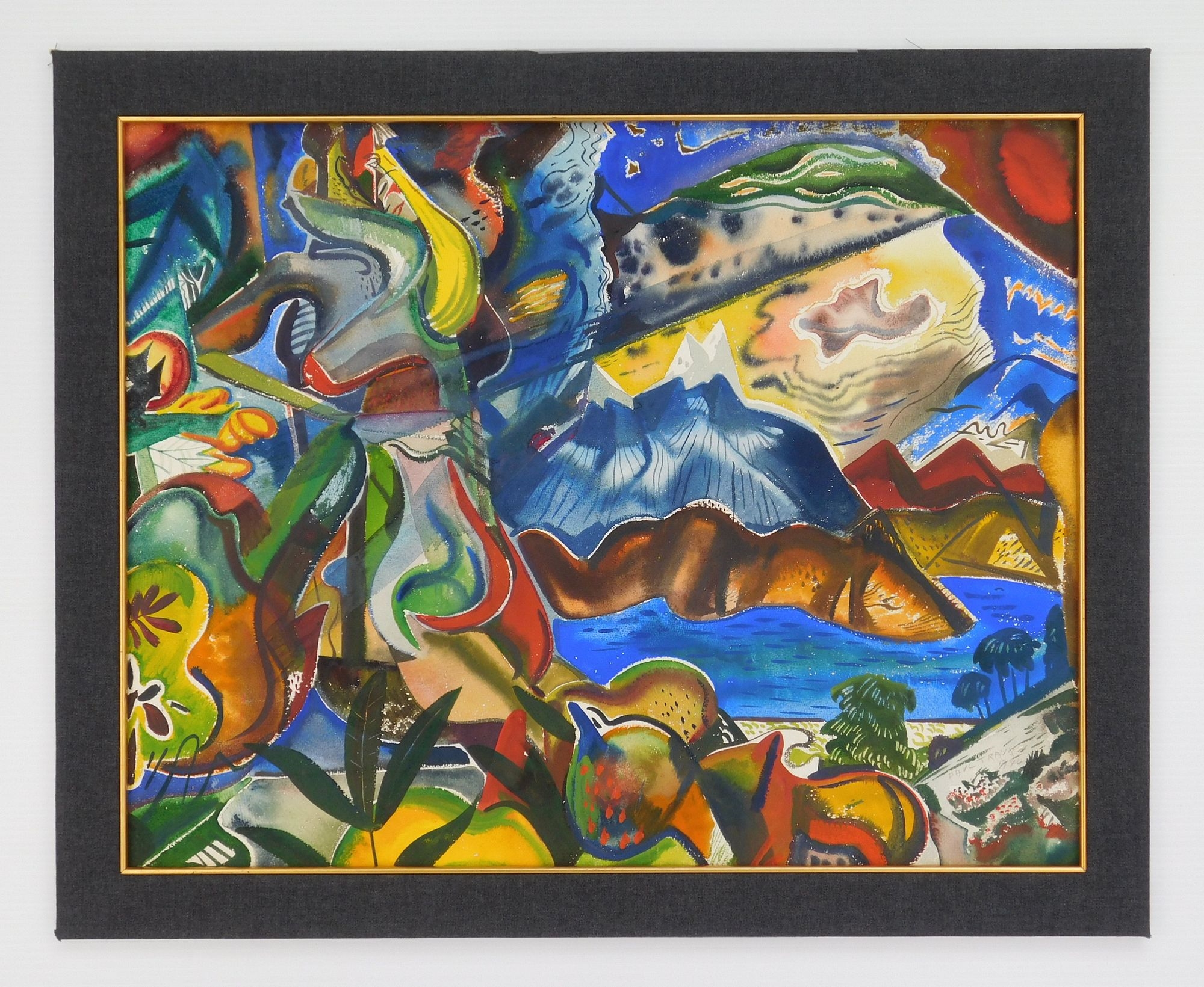 Paul Bough Travis | African Landscape (1946) | MutualArt