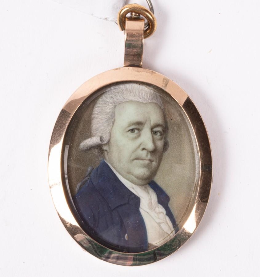 Charles Robertson | Portrait Miniature of a Gentleman | MutualArt