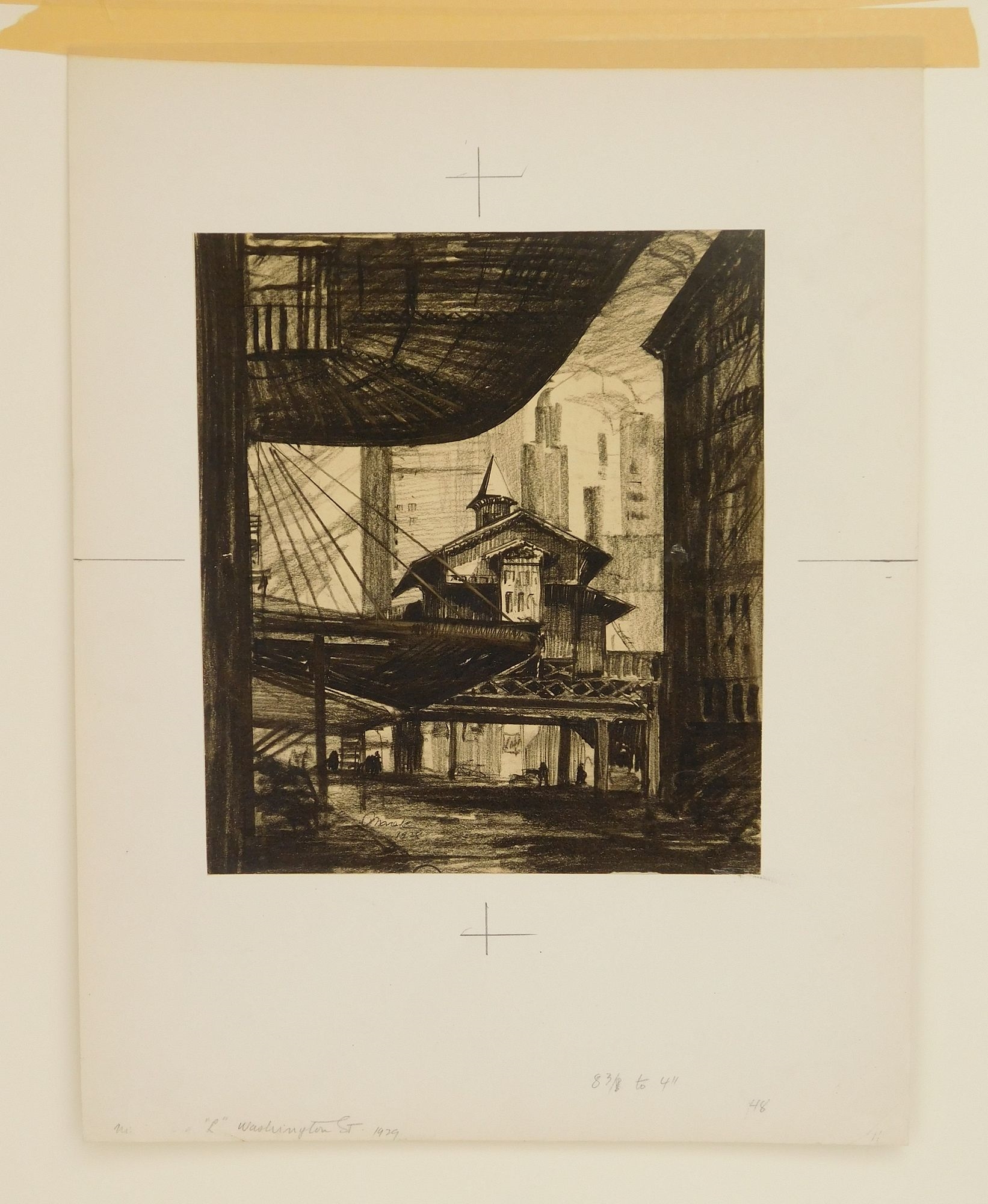 Mark Freeman | 9th Ave. El, Washington St. (1929) | MutualArt