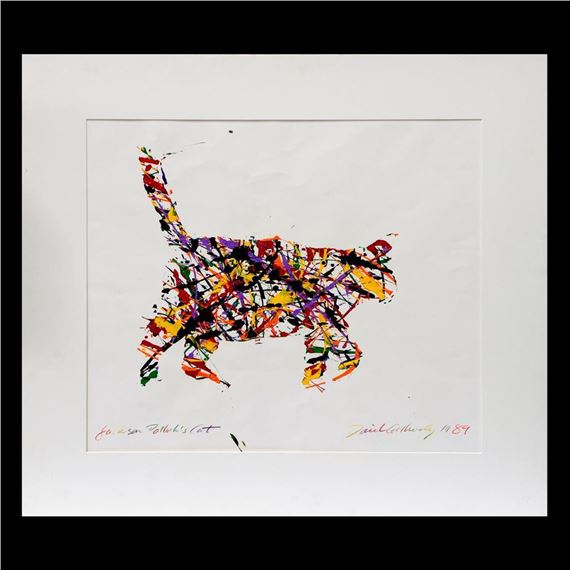 David Gilhooly | Jackson Pollock's Cat (1989) | MutualArt