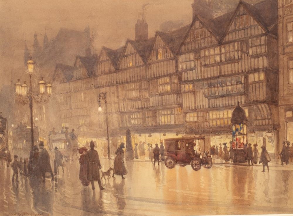 Albert Henry Fullwood | Liberty at Night | MutualArt