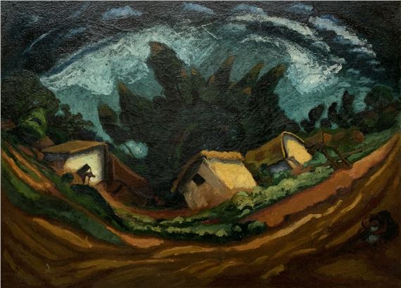 Jose Cuneo | Ranchos (1988) | MutualArt