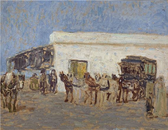 Pedro Figari | La diligencia va a salir | MutualArt