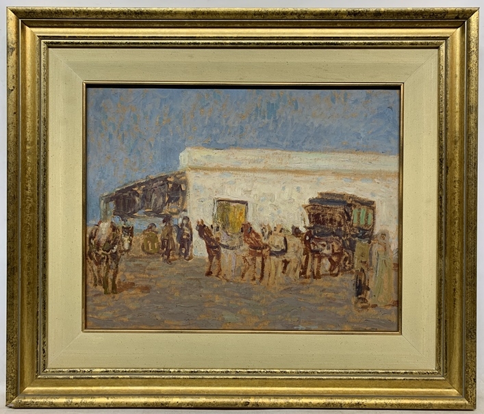 Pedro Figari | La diligencia va a salir | MutualArt