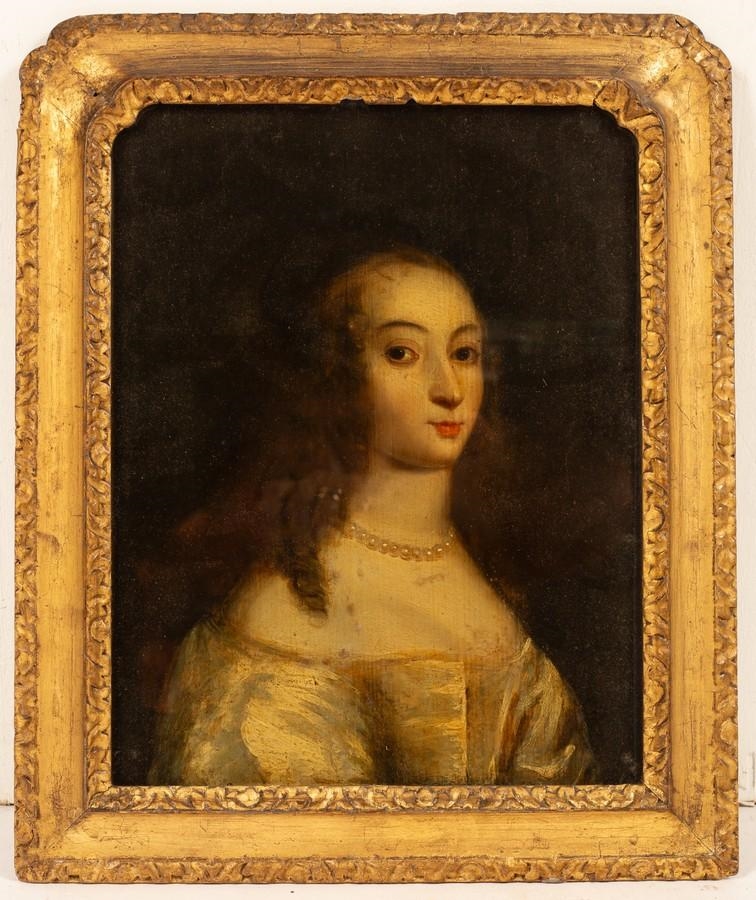 Sir Peter Lely | Portrait of Henrietta Maria, wife of Charles I | MutualArt