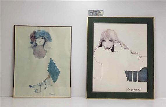 Christine Rosamond | Denim and Silk; Blue Ice (Circa 1970s) | MutualArt