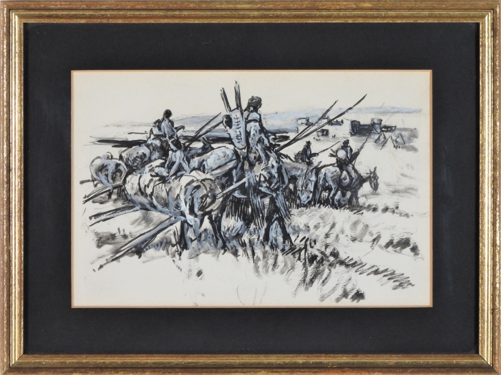 Nick Eggenhofer | Custer’s Last Stand (Circa 1925) | MutualArt