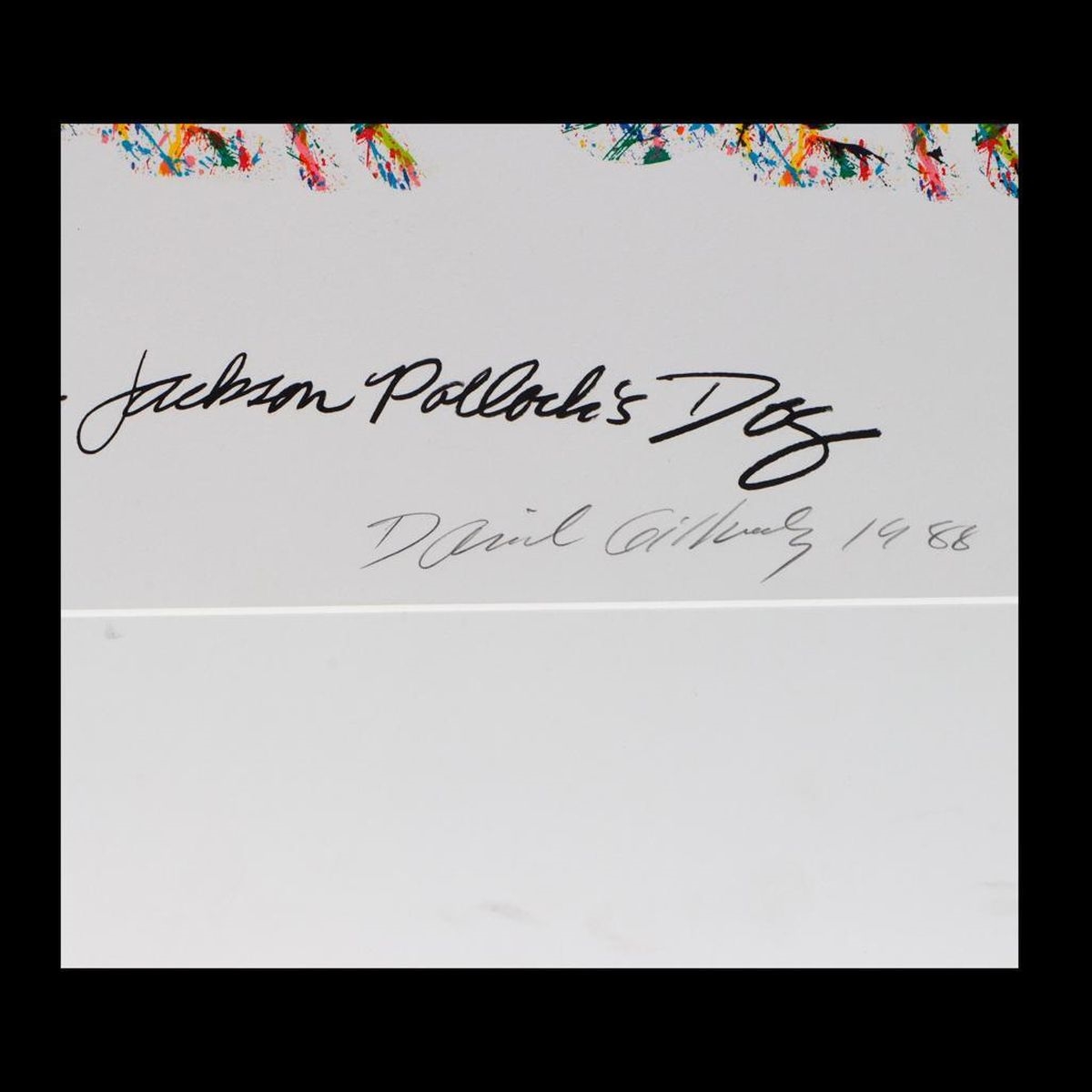 David Gilhooly | How to make Jackson Pollock's Dog (1988) | MutualArt