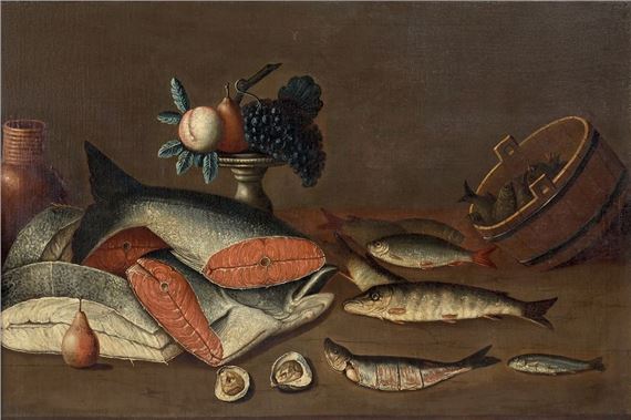 Flemish School, 18th Century | Still life with fish | MutualArt