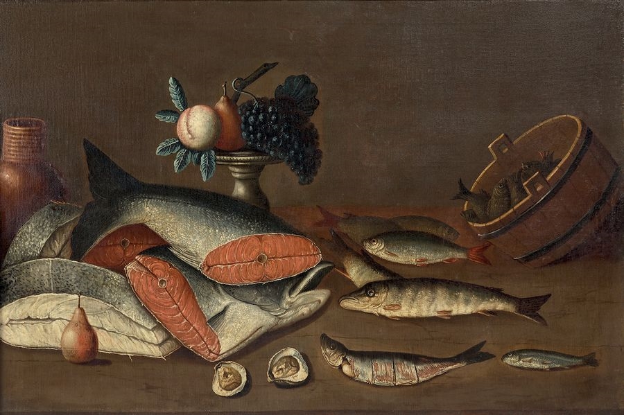 Flemish School, 18th Century | Still life with fish | MutualArt
