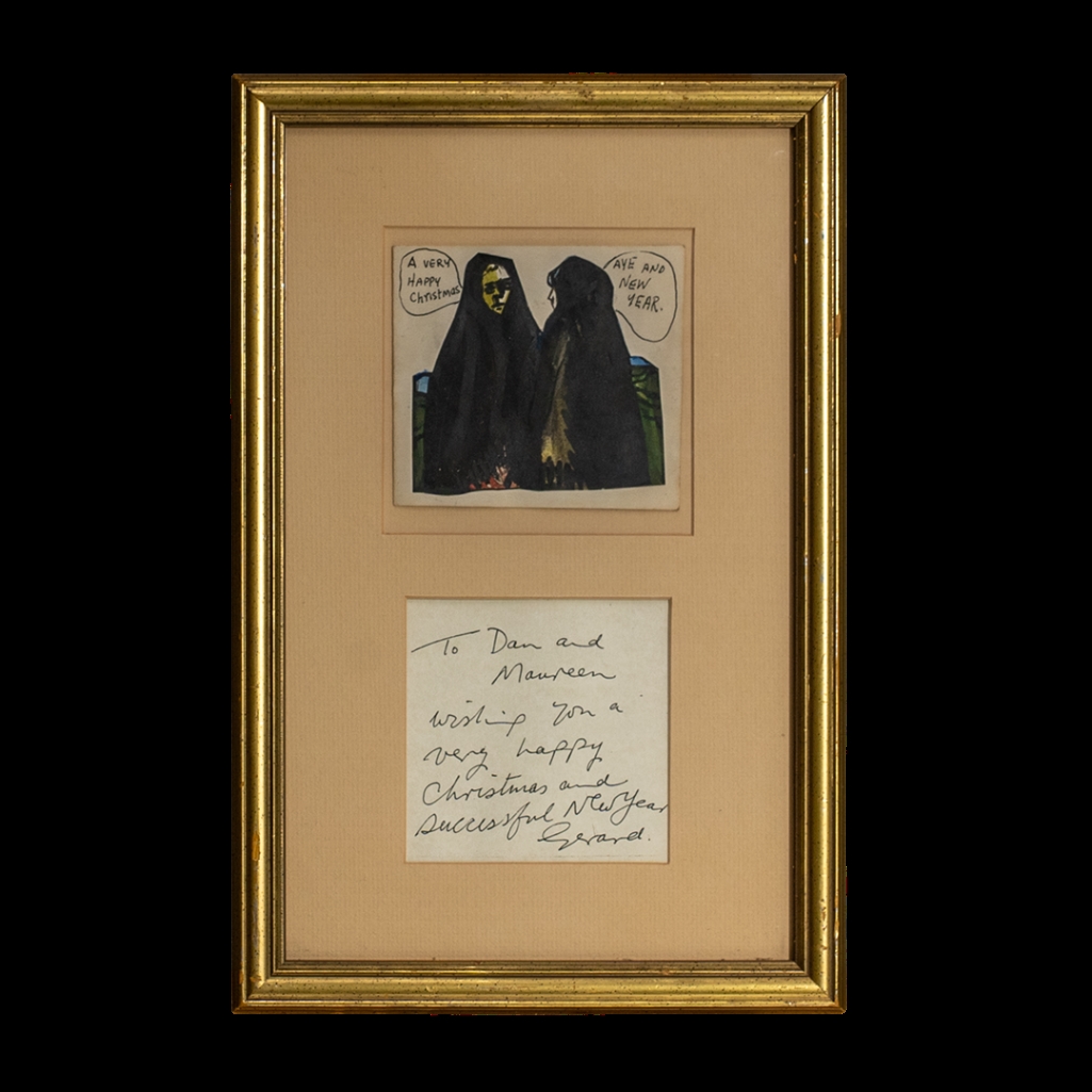 Gerard Dillon | PONY IN A CONNEMARA GARDEN | MutualArt