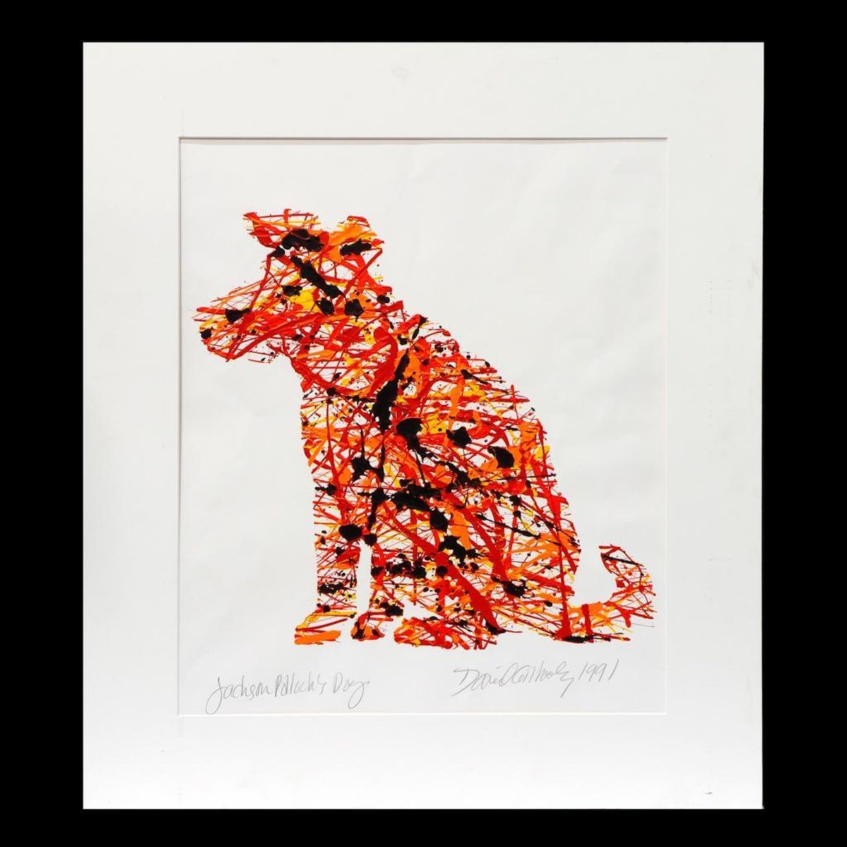 David Gilhooly | Jackson Pollock's Dog (1991) | MutualArt