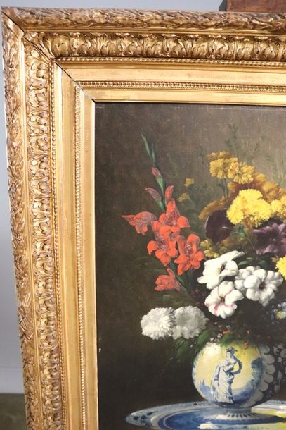 Germain Théodore Ribot | Nature morte aux fleurs | MutualArt
