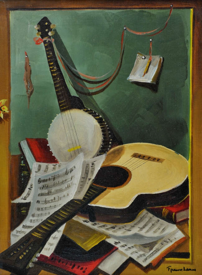 Frank Lean | Still life of Instruments and Music (20th Century) | MutualArt