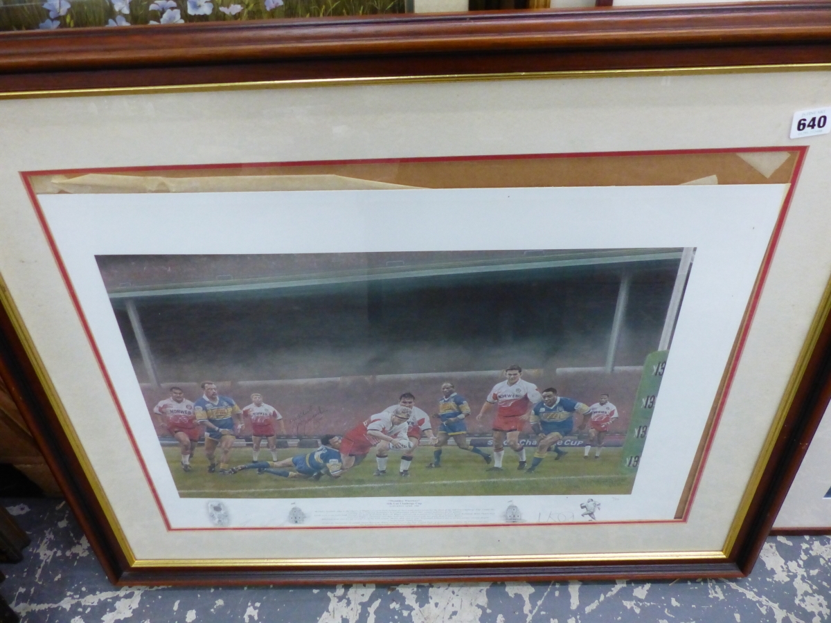 Shaun Edwards | LIMITED EDITION WEMBLEY WARRIORS | MutualArt