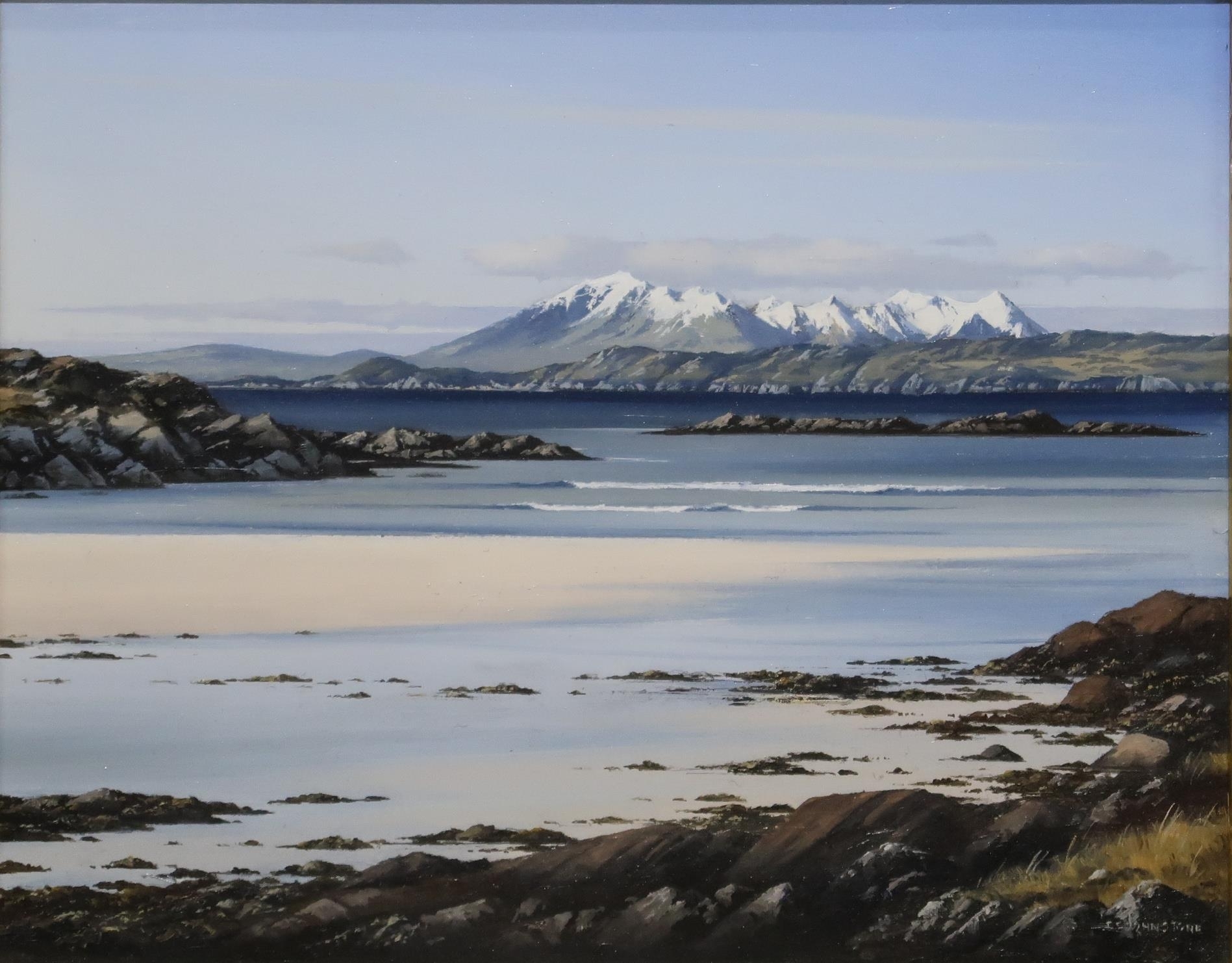 Ian S. Johnstone | Towards the Cuillins from Arisaig | MutualArt