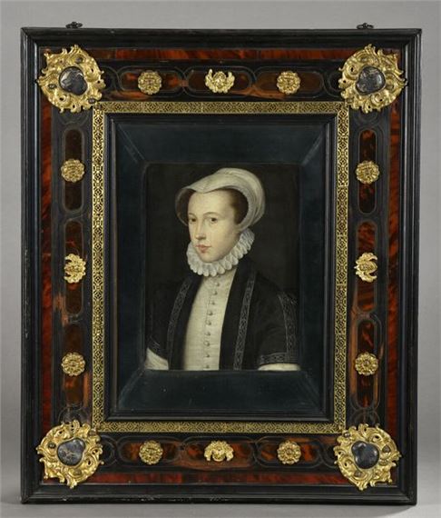 French School, 16th Century | Portrait of a Woman in a White Attifet ...