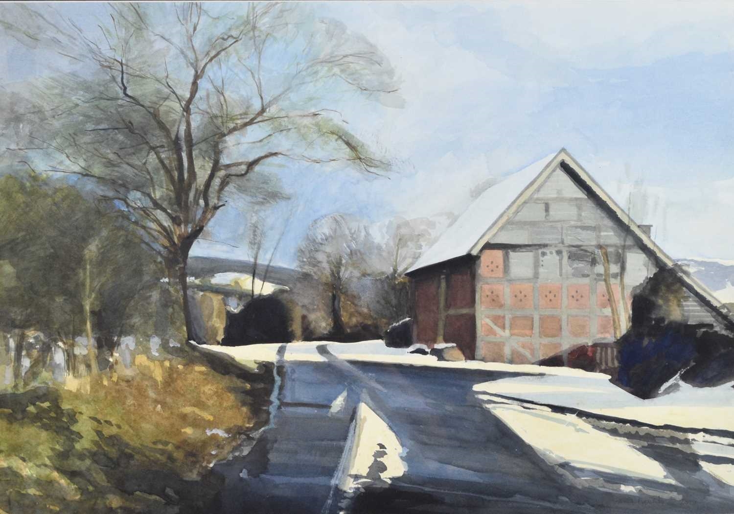 David Prentice | Landscape with Red Sky (2004 - 2008) | MutualArt