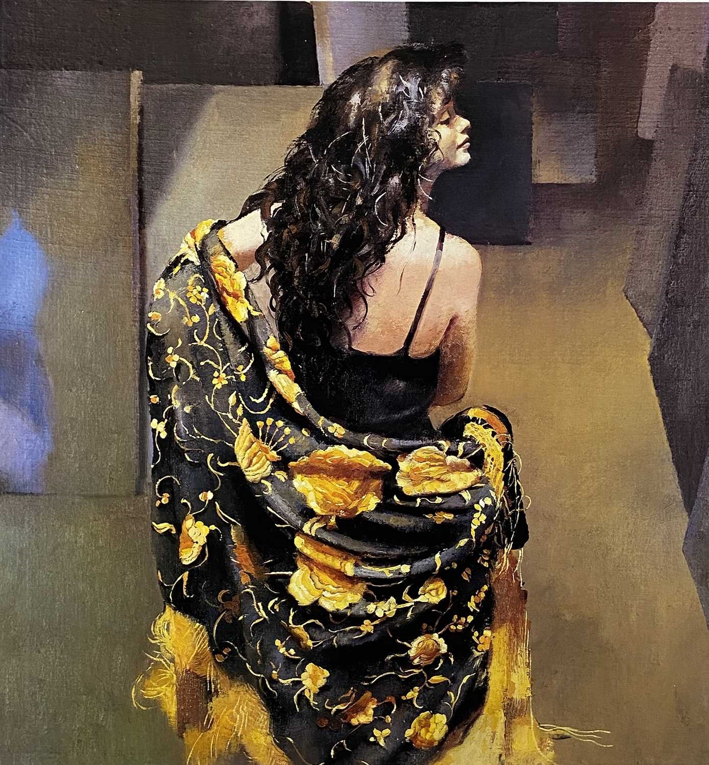 Robert Lenkiewicz | Karen with Bronze Shawl (1941) | MutualArt