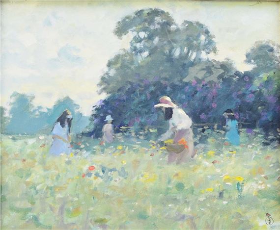 Robin Dudley Bailey | Picking Wildflowers | MutualArt