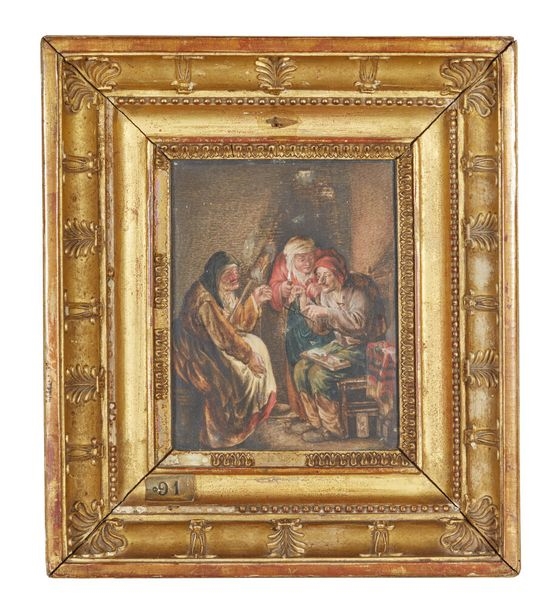 Andries Dirksz. Both | Weighing gold (18th Century) | MutualArt