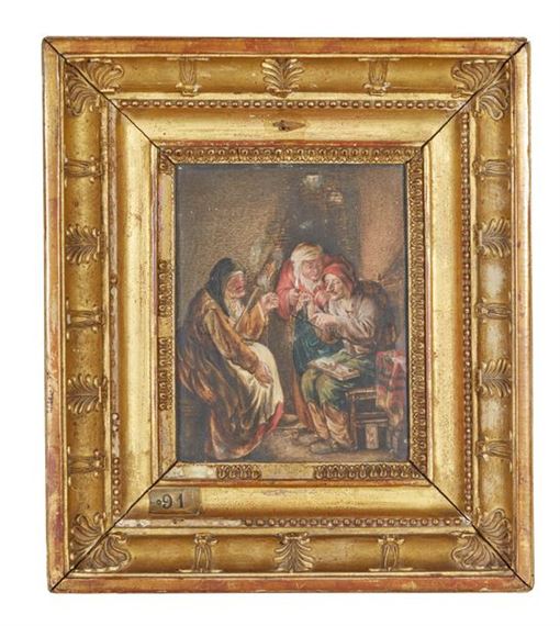 Andries Dirksz. Both | Weighing gold (18th Century) | MutualArt