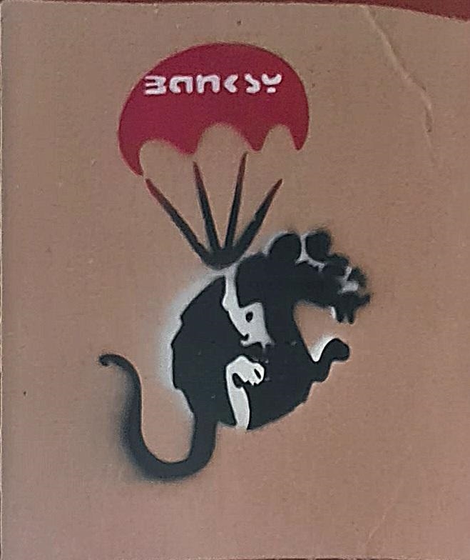 Banksy | Parachute rat | MutualArt