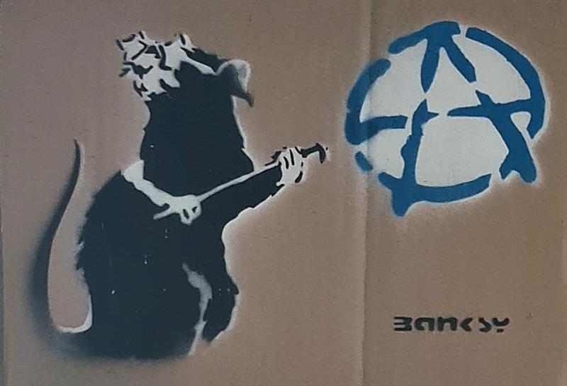 Banksy | Anarchy rat | MutualArt