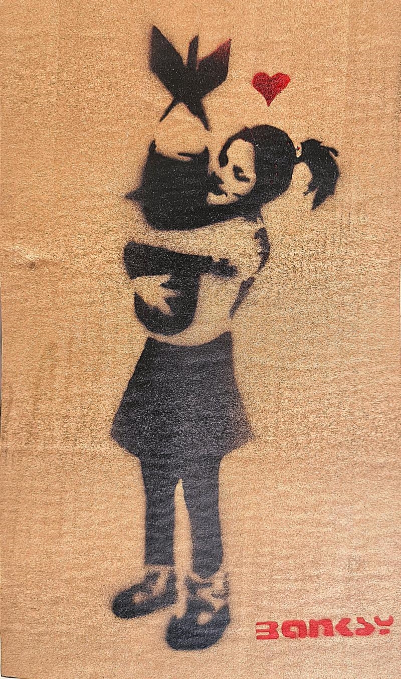 Banksy | Bomb hugger | MutualArt