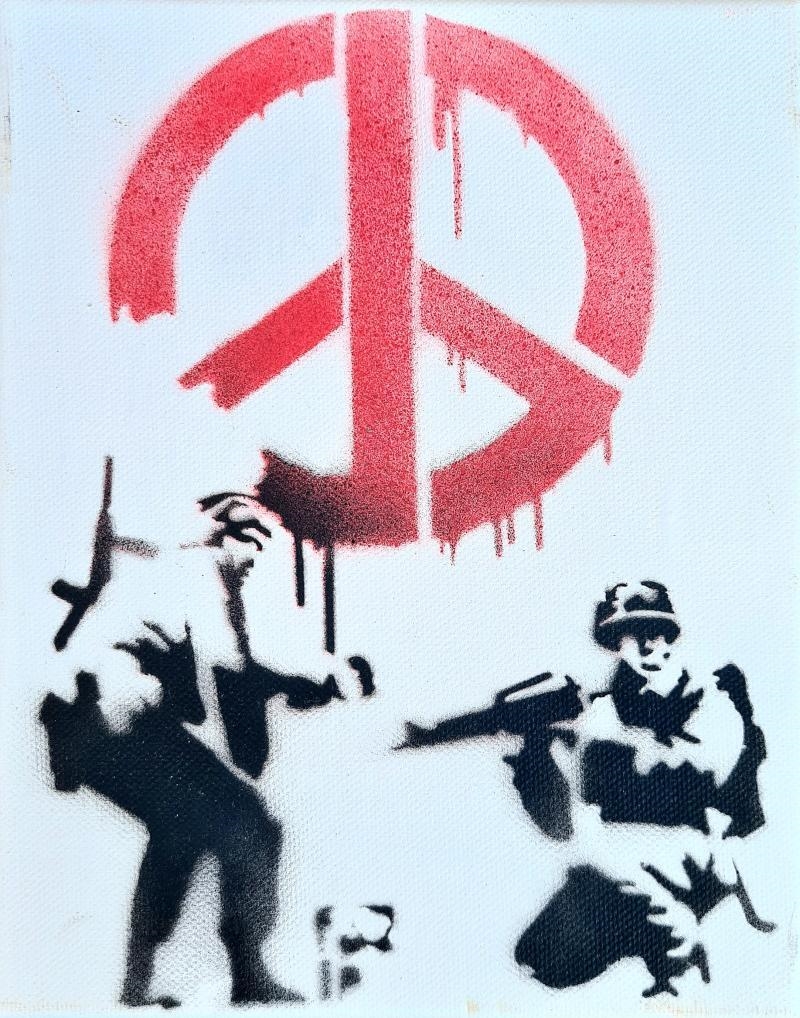 Banksy | Anarchy war | MutualArt