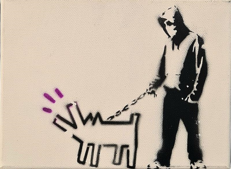 Banksy | Haring dog | MutualArt