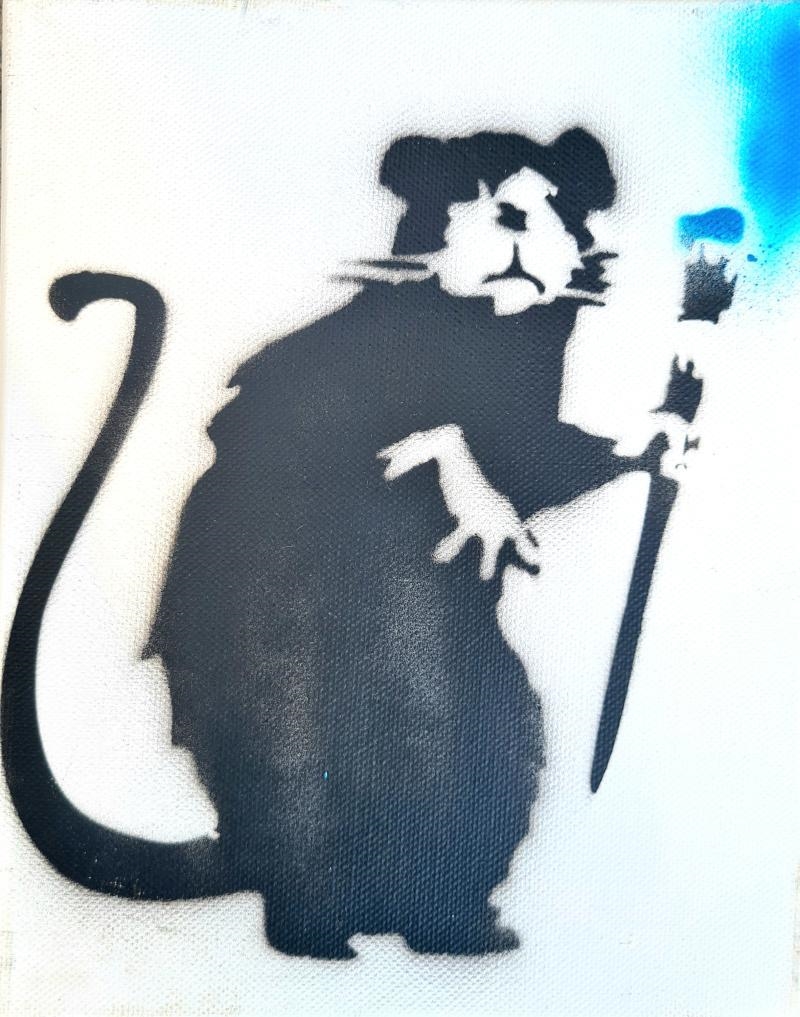 Banksy | Painter rat | MutualArt