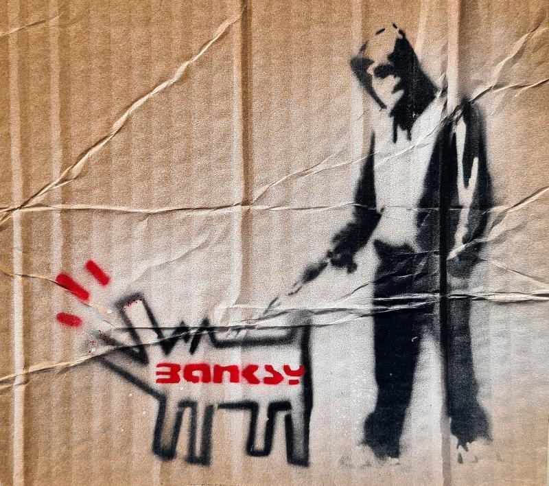 Banksy | Haring dog | MutualArt
