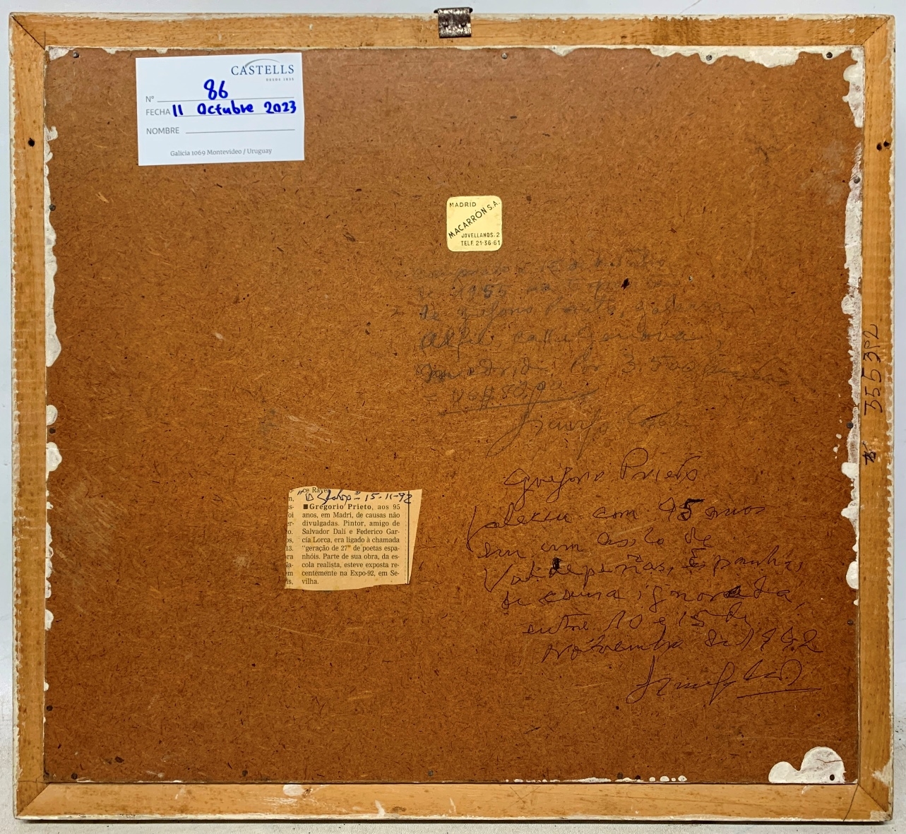 Gregorio Prieto Munoz | Paisaje con molino | MutualArt