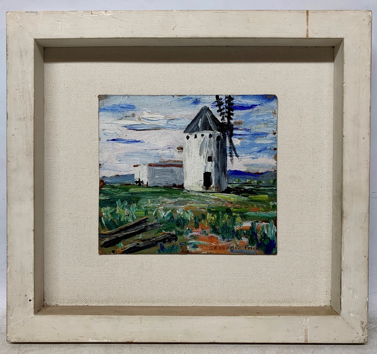 Gregorio Prieto Munoz | Paisaje con molino | MutualArt