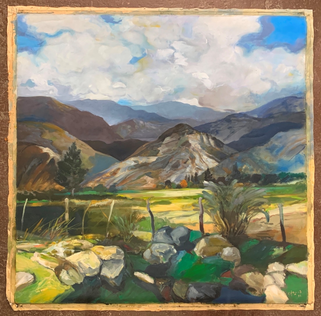 Carlos Alonso | Paisaje con cordillera | MutualArt