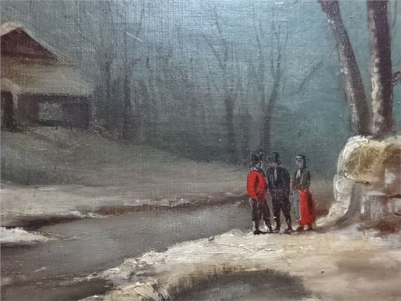 Olaf Viggo Peter Langer | Winterlandschaft (Circa 1910) | MutualArt